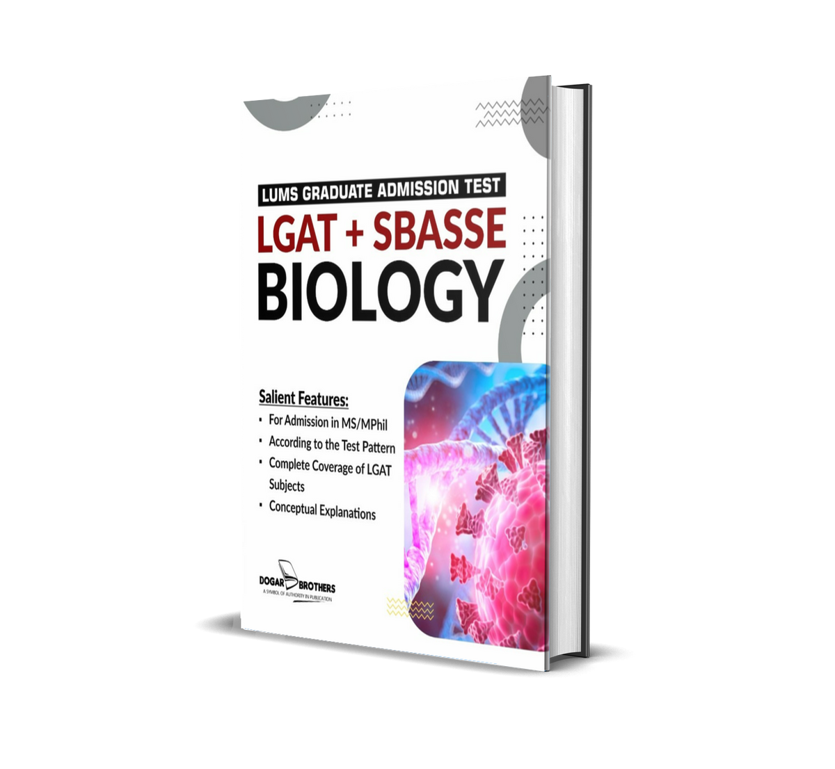 LUMS Graduate Admission Test (LGAT) Biology Guide - Dogar Books