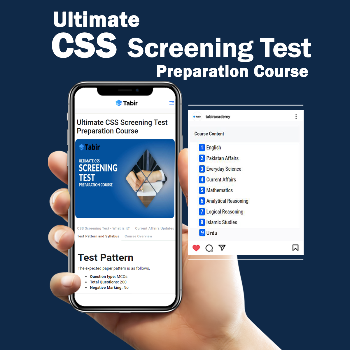 Ultimate CSS Screening Test Online Preparation Course - Dogar Books