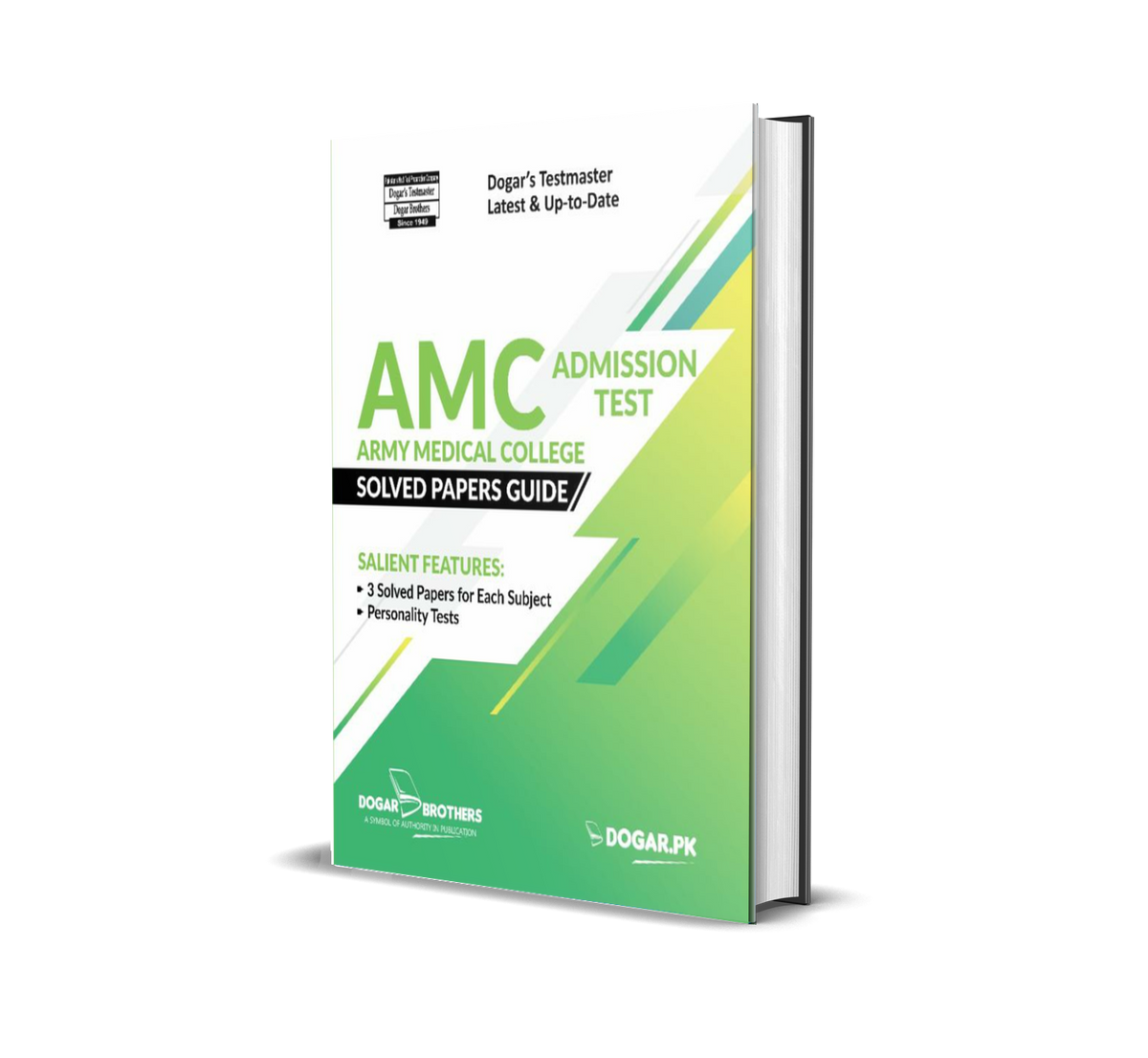 AMC Admission Test Solved Papers Guide by Dogar Brothers